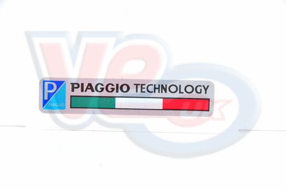 PIAGGIO TECHNOLOGY STICKER - VE UK