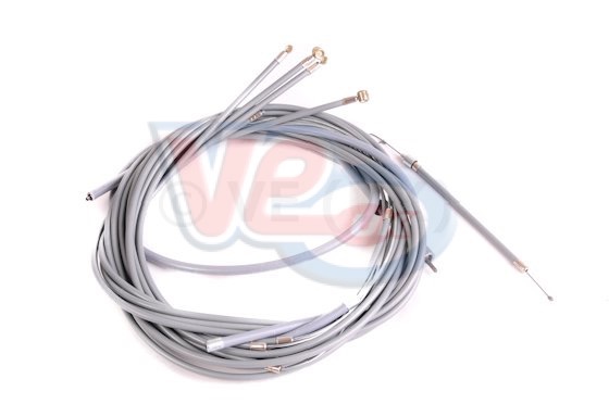 ITALIAN CABLE SET – VESPA GL-GT-GTR-SPRINT-SUPER-TS-RALLY – VE UK