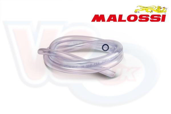 MALOSSI CLEAR PETROL PIPE – 6mm x 9mm – 1 METRE – VE UK