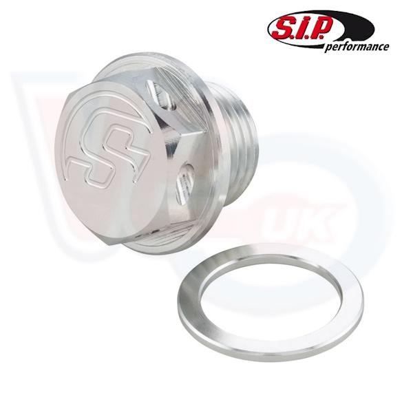 MAGNETIC DRAIN PLUG – SIP SILVER ALUMINIUM – LAMBETTA SERIES 1-2-3 – VE UK