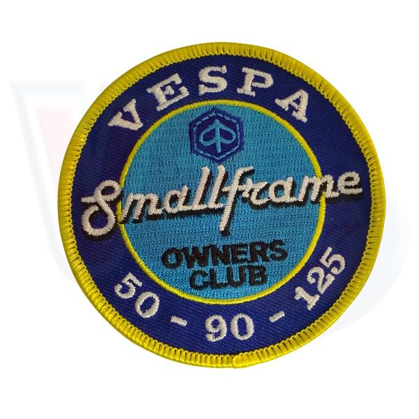 VESPA SMALL FRAME OWNERS CLUB 80mm SEW ON PATCH - VE UK
